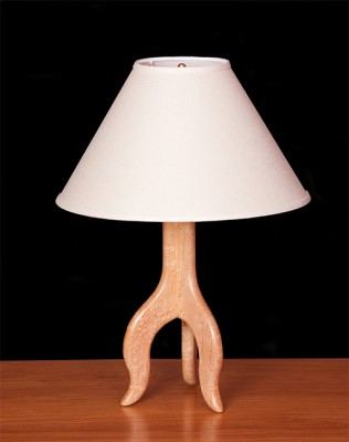 Handcrafted Cherry Wood Bobbin Lamp for Sale | MJ Amsden Furniture